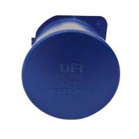 China Recyclable Clamshell Plastic Packaging Round Blue Clamshell Plastic Box for sale