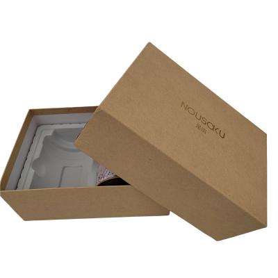 China Golden Print Logo Velvet Packaging Box Rigid For Infant Formula for sale