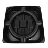 China Recyclable PVC Blister Tray OEM Vacuum Black ESD Hardware Plastic Tray for sale