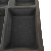China Black PVC Blister Tray Custom Velvet Plastic Pack With Good Protection for sale