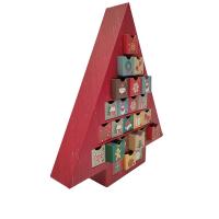 China Christmas Tree Chocolate Drawer Box Customized Chocolate Packing Box for sale