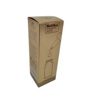 China Foldable Cardboard Packing Boxes Kraft Custom With Gold Foil for sale