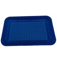 China Customized Water Absorption Disposable Plastic Tray For Seafood Meat Supermarket for sale