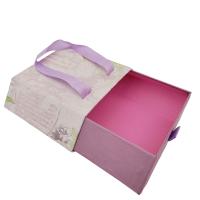 China Cardboard Texture Waterproof Paper Box Pink Printed Rigid Paper Boxes for sale