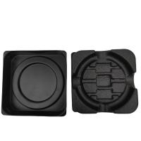 China Recyclable PVC Blister Tray OEM Vacuum Black ESD Hardware Plastic Tray for sale