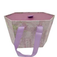 China Cardboard Texture Waterproof Paper Box Pink Printed Rigid Paper Boxes for sale