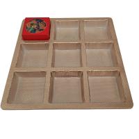 China Customizable Blister Packaging Tray Plastic For Food Pastry Chocolate Biscuit for sale