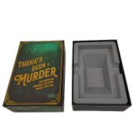 China Custom Logo Toy Packaging Box Cardboard Base Lid Playing Card Box ODM for sale