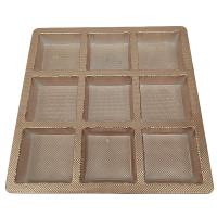 China Customizable Blister Packaging Tray Plastic For Food Pastry Chocolate Biscuit for sale