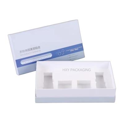 China Paperboard Luxury Cosmetic Packaging Boxes Varnishing Surface Finish for sale