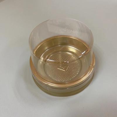 China Wholesale Round Cheese Cake Packing Box Blister Cake Box Disposable Bakery Pastry Doughnut Box Clear Plastic Food for sale