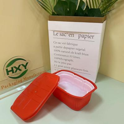 China PP Customized Food Plastic Blister Pack Microwave Disposable Take Out Containers Factory Direct With Competitive Pricing for sale
