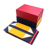 China Luxury White Cardboard Clothes Scarf Towel Footwear Packaging Folding Box With Magnet For Storage And Transportation for sale