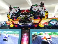 China Super Bike Simulator Game Machine 220x200x210cm 400W Coin-Operated Arcade with CE Certification for sale