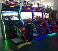 China Coin Operated GP Motorcycle Game Machine 200x110x210cm 400W with 42