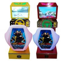 China Kids Outrun Arcade Racing Game Machine with 22 Inch HD LCD Screen and 50kg Durable Construction for sale