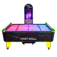 China Commercial 4-Player Air Hockey Game Machine 178x130x162cm with Multi-Ball Mode and US Plug for sale