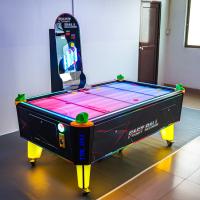 China Commercial 4-Player Air Hockey Game Machine 178x130x162cm with Multi-Ball Mode and US Plug for sale