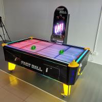 China Commercial 4-Player Air Hockey Game Machine 178x130x162cm with Multi-Ball Mode and US Plug for sale