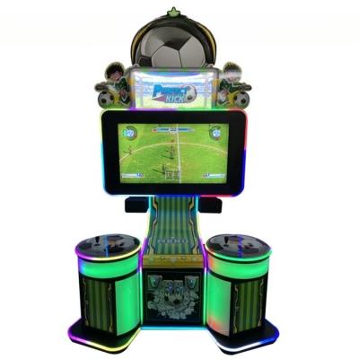 China Indoor Electronic Football Arcade Game Machine 1800x1200x2000mm 250W with HD LCD Screen and Coin Operation for sale