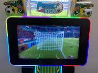 China Indoor Electronic Football Arcade Game Machine 1800x1200x2000mm 250W with HD LCD Screen and Coin Operation for sale