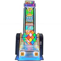 China Magic Cube World Rolling Game Machine 1200x1010x2475mm Single Player Ticket Redemption Arcade with 400W Power for sale