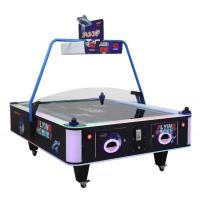 China Dreamland 4-Player Coin Op Air Hockey Table 210cm x 172cm with Lottery Ticket System CE Certified for sale