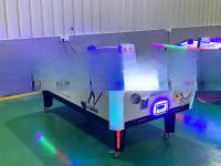China Coin Operated Air Hockey Game Machine 210x120x105cm Two Players Sports Arcade Equipment for sale
