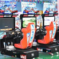 China 32 Inch Coin Operated Racing Car Game Machine 250W Commercial Arcade for sale