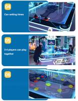 China Double Players Air Hockey Coin Operated Arcade Machine 210x172x120cm 150kg with CE Certification for sale