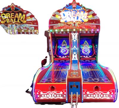 China Dreamland Original Dream Crazy Rolling Ball Arcade Machine 295x170x270cm 530kg Coin Operated Double Player Ticket Game for sale