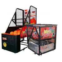 China Dreamland Coin Operated Arcade Basketball Machine 230x100x240cm with Ticket Redemption System and 400W Power for sale