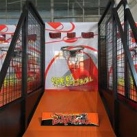 China Dreamland Coin Operated Arcade Basketball Machine 230x100x240cm with Ticket Redemption System and 400W Power for sale