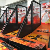 China Dreamland Coin Operated Arcade Basketball Machine 230x100x240cm with Ticket Redemption System and 400W Power for sale