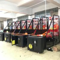 China Dreamland Coin Operated Arcade Basketball Machine 230x100x240cm with Ticket Redemption System and 400W Power for sale