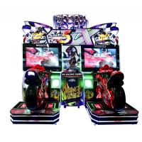 China 42 Inch LCD Arcade Car Racing Game Machine 400W Commercial Moto Simulator for sale