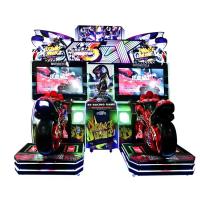 China 42 Inch LCD Arcade Car Racing Game Machine 400W Commercial Moto Simulator for sale