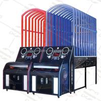 China Slam King Basketball Arcade Game Machine - 322cm x 112cm Coin Operated with 450W Power Consumption for sale