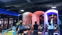 China Slam King Basketball Arcade Game Machine 322cm x 278cm with 450W Power and CE Certification for sale