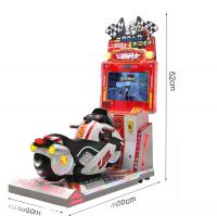 China Dreamland Coin Operated 26inch HD Kids Motorcycle Arcade Racing Game 400W for sale