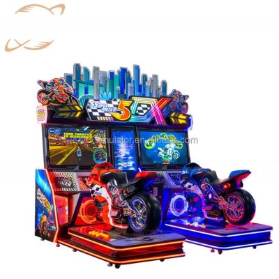 China Dreamland Coin Operated Super Car Racing Arcade Game 42 Inch Screen 400W Arcade Racing Simulator Machine for sale