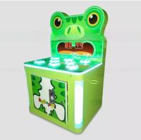 China Coin Operated Hitting Hammer Frog Arcade Game Machine - 56×52×100CM Size, 80W Power, CE Certified for sale