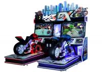 China Dreamland Coin Operated Super Car Racing Arcade Game 42 Inch Screen 400W Arcade Racing Simulator Machine for sale