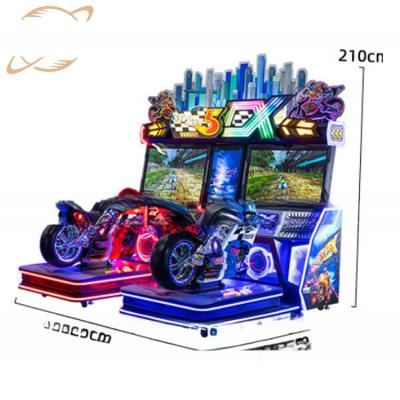 China Dreamland Coin Operated Motorcycle Arcade Racing Game Machine 42 Inch Screen 400W for sale