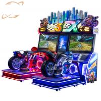 China Dreamland Coin Operated Motorcycle Arcade Racing Game Machine 42 Inch Screen 400W for sale