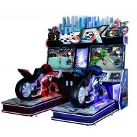China Dreamland Coin Operated Motorcycle Arcade Racing Game Machine 42 Inch Screen 400W for sale