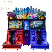 China Dreamland Super Dynamic X5 Double Players Motorcycle Arcade Racing Game 42 Inch Screen 400W for sale