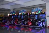 China Dreamland Super Dynamic X5 Double Players Motorcycle Arcade Racing Game 42 Inch Screen 400W for sale