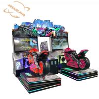 China Dreamland Super Dynamic X5 Double Players Motorcycle Arcade Racing Game 42 Inch Screen 400W for sale