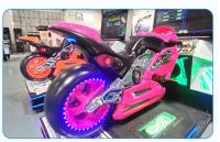 China Dreamland Double Players Arcade Driving Car Game Machine 42 Inch HD Screen 400W Coin Operated Motorcycle Simulator for sale
